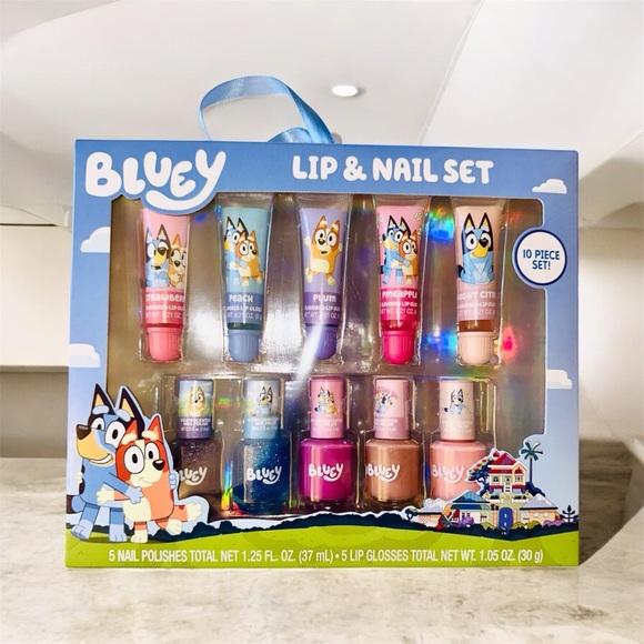 Accessories | New 1pc Bluey Lip Nail Polish Set | Poshmark